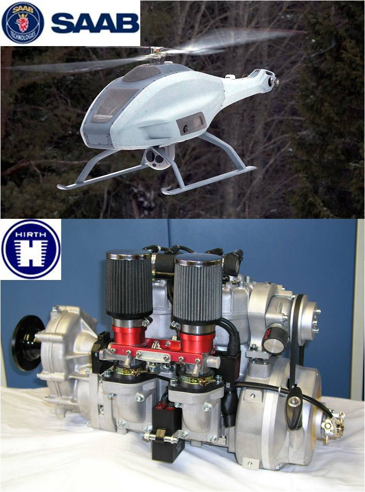 Hirth Motors 3503 EFI Engine Flying in Saab’s Skeldar V-200 VTOL – sUAS ...