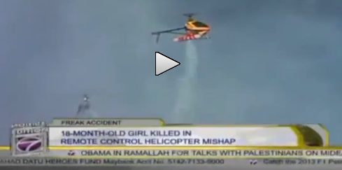 Baby killed by remote control helicopter. – sUAS News
