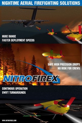 Nitrofirex to exhibit at Aerial Fire Fighting Europe Expo – sUAS News