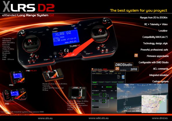 XLRS eXtended Long Range System D2 -up to 200km range! – sUAS News