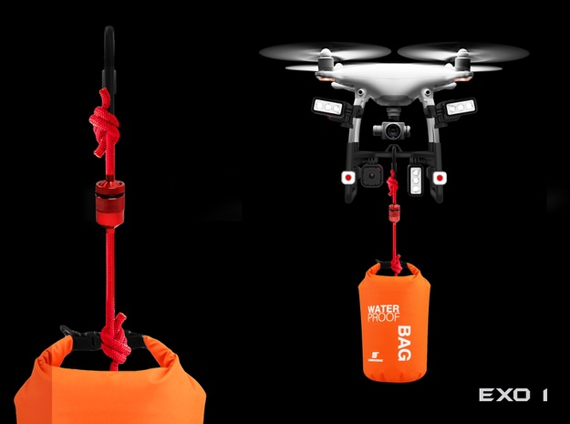 DJI Phantom Search Rescue Exoskeleton Accessory sUAS News