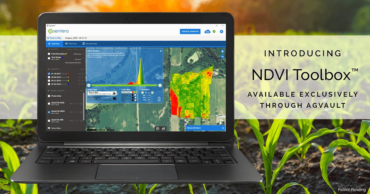 Sentera Offers NDVI Toolbox Crop Health Maps Showing Field Contrast ...