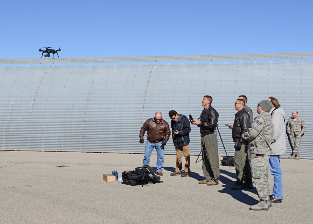 Air Force uses first drone for C-17 post flight inspection – sUAS News