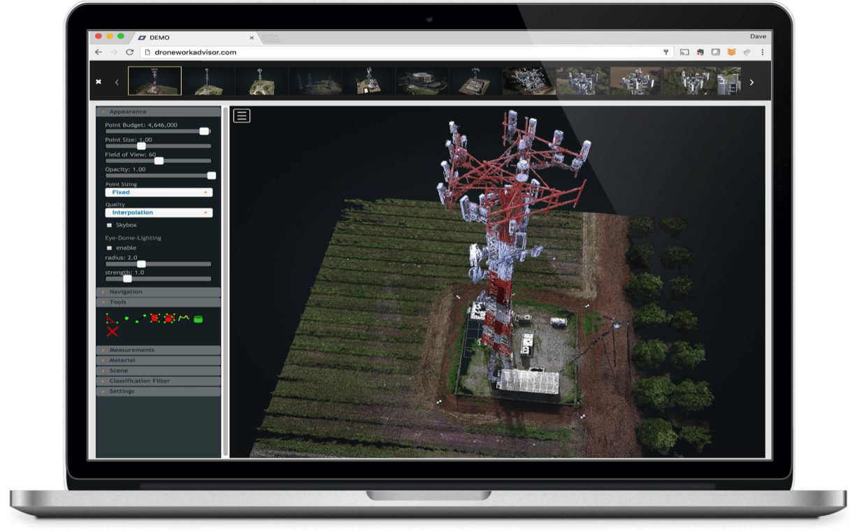 Optelos Introduces Pointcloud Visualizer™ The Easiest Way To View And Deliver Your Point Cloud