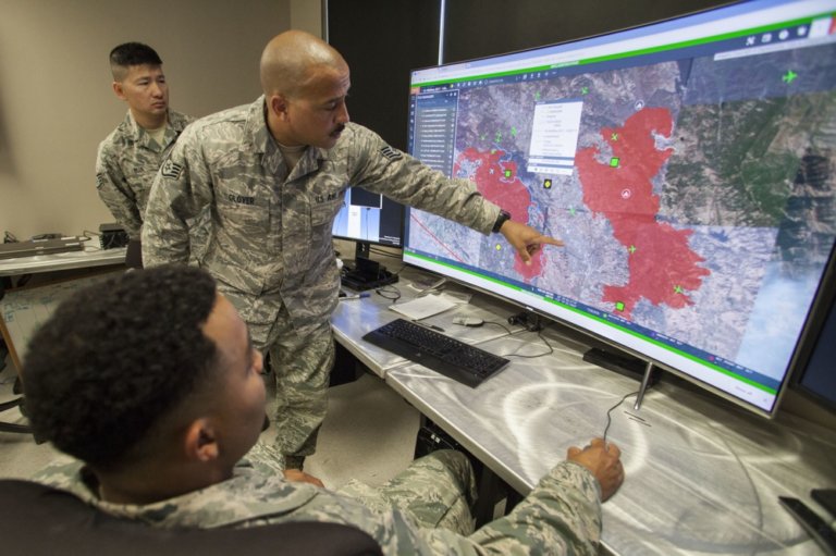 MQ-9 UAS Used to Support Fire Fighting Efforts in Northern California ...