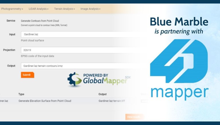 4DMapper chooses Global Mapper Software Development Kit (SDK) for ...