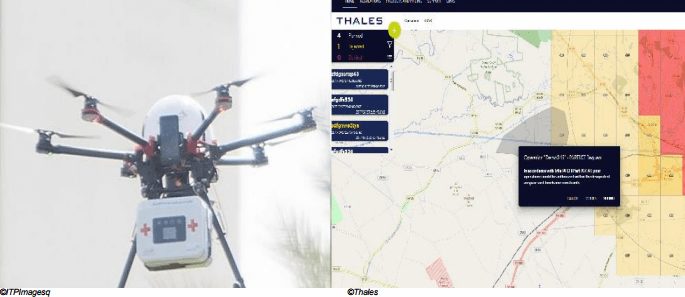Thales demonstrates ECOsystem UTM automatic drone flight authorization ...