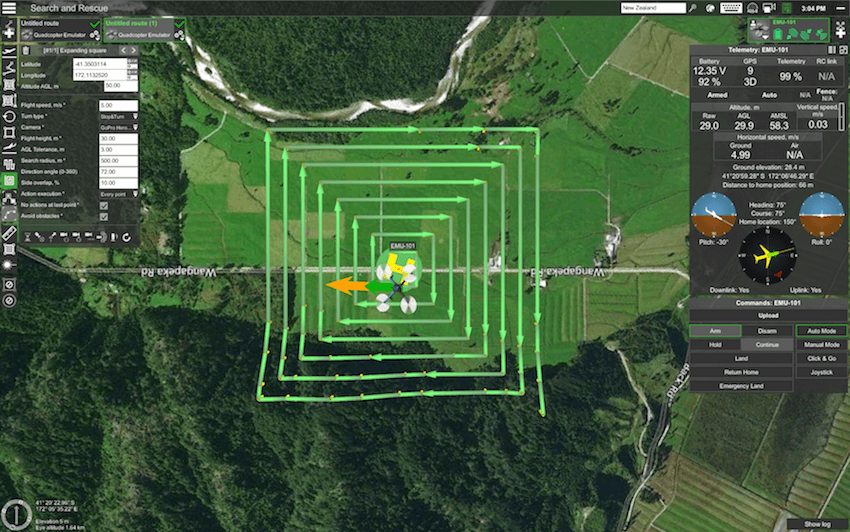 UgCS unveils new search pattern planning feature for unmanned aircraft ...