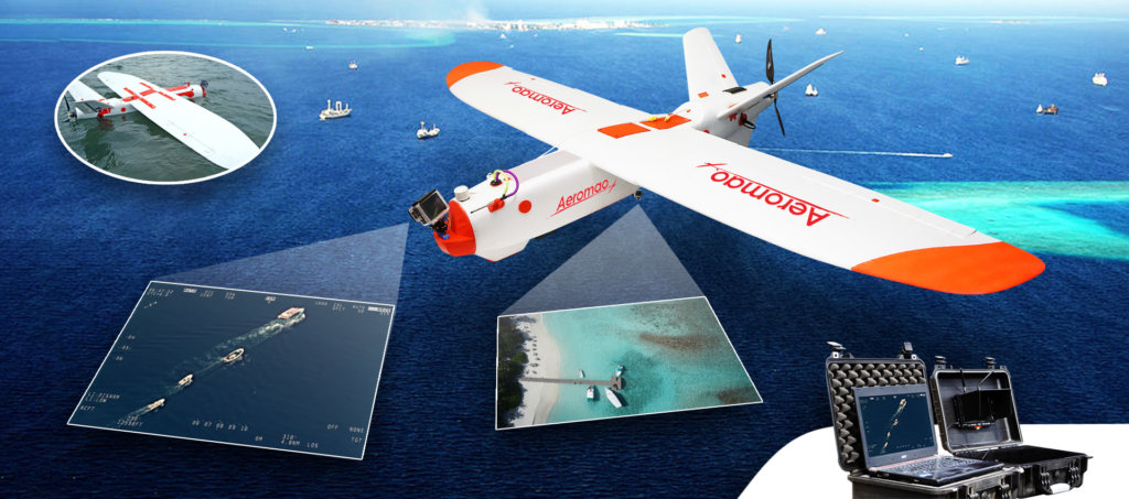 Water-landing drones routinely fly BVLOS missions over marine reserve ...