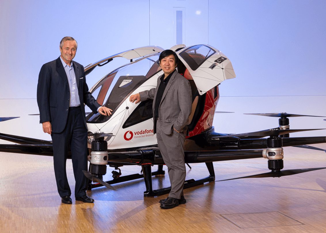 EHang Announces Strategic Partnership with Vodafone to Collaborate on ...