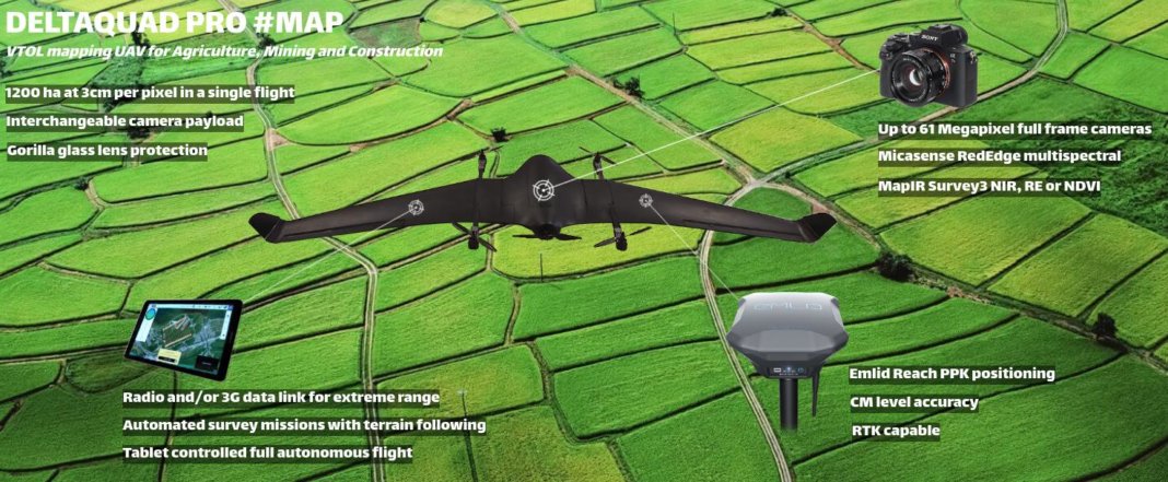 DeltaQuad first mapping VTOL with 61 Megapixel sensor – sUAS News
