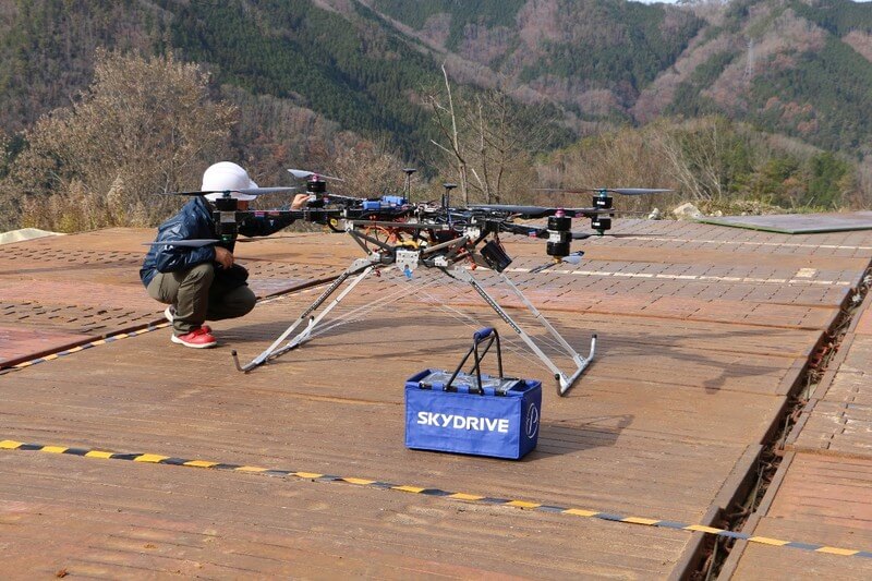 SkyDrive Launches Test Flights of First-ever Cargo Drone That Will ...