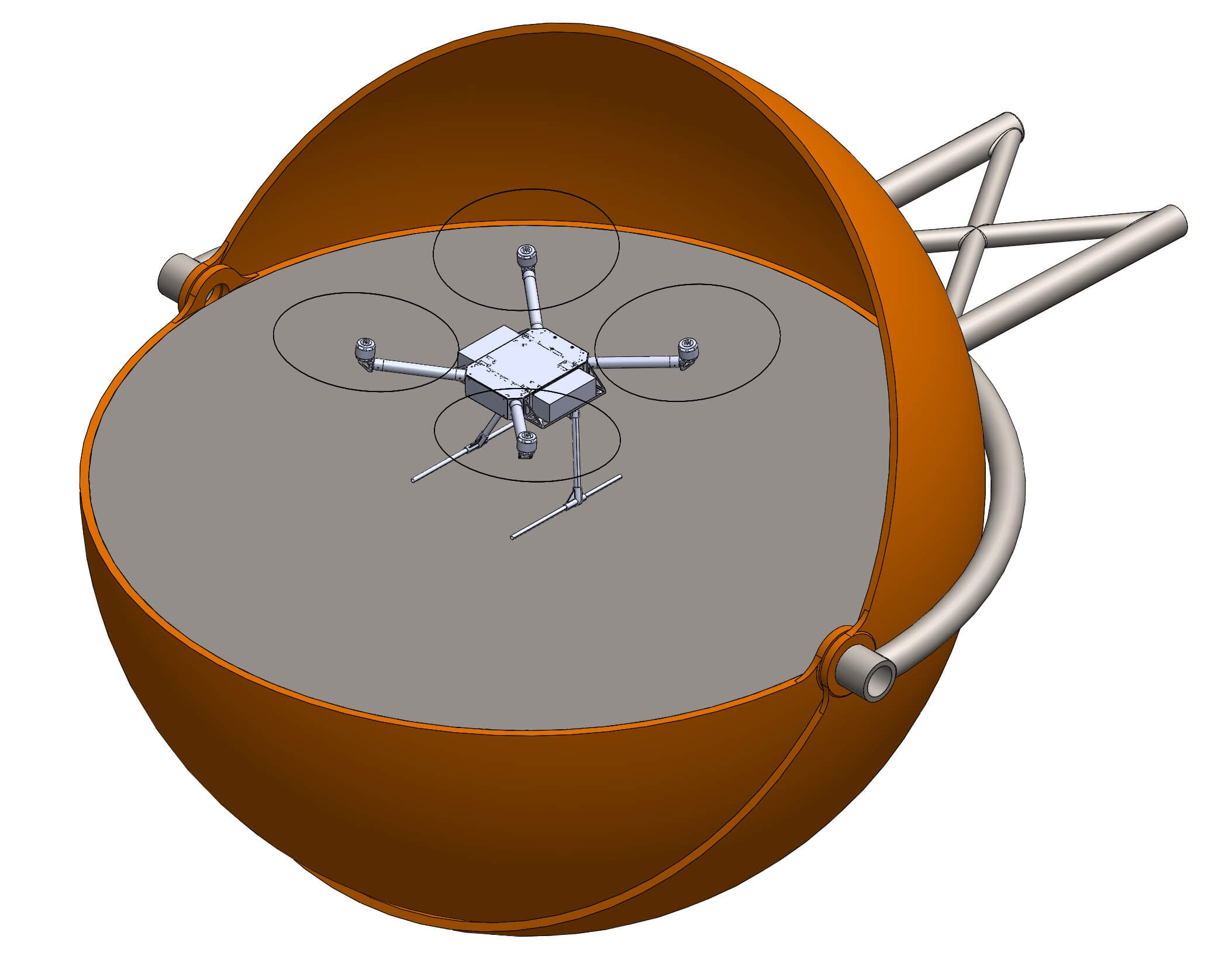 DroneSphere, Delft Dynamics’ spherical DroneBox revealed! – sUAS News ...