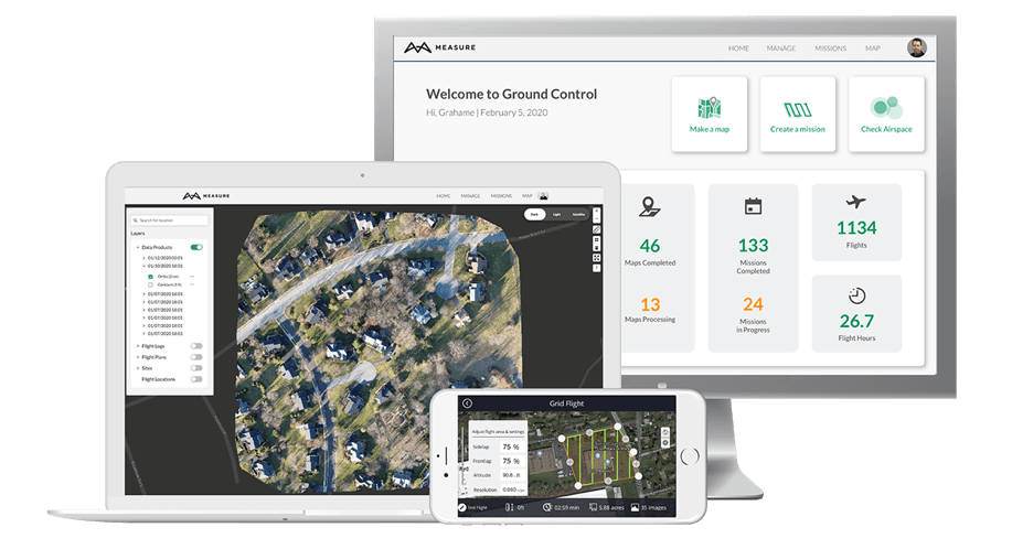 New Measure Ground Control Software Adds Mapping Powered by Pix4D ...