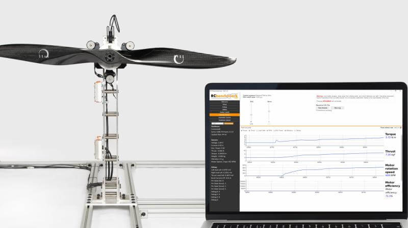RCBenchmark motor test stand – sUAS News