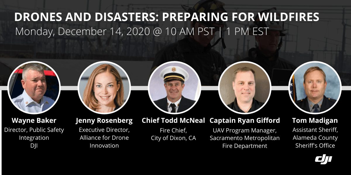 DJI Roundtable Showcases Drones Fighting Wildfires – sUAS News