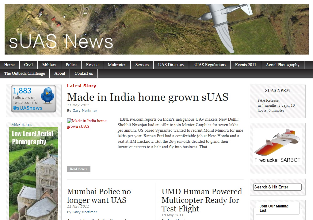 sUAS News website update – sUAS News