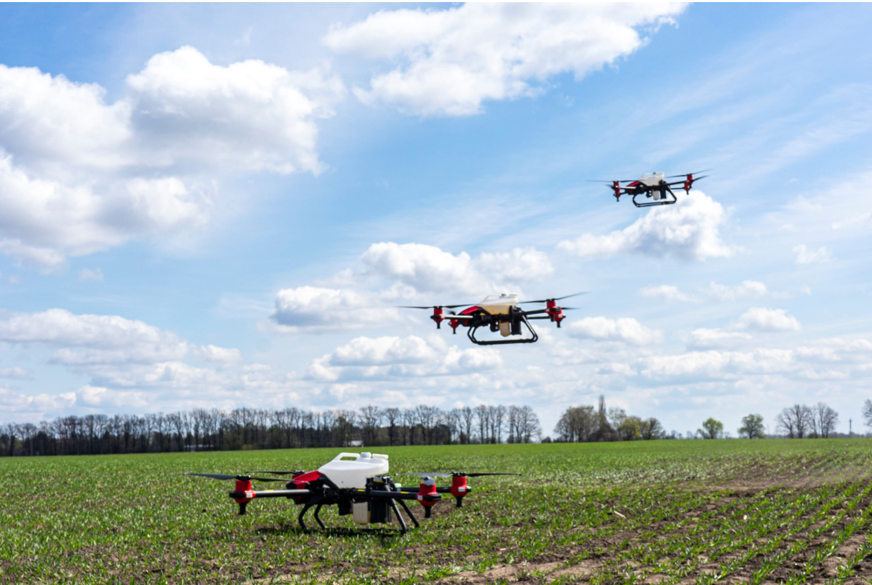Autonomous agriculture drone store