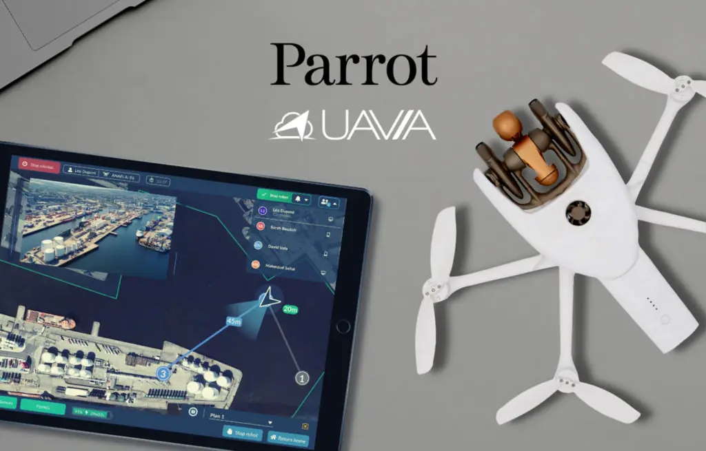UAVIA and Parrot announce Technology and Marketing Partnership – sUAS News