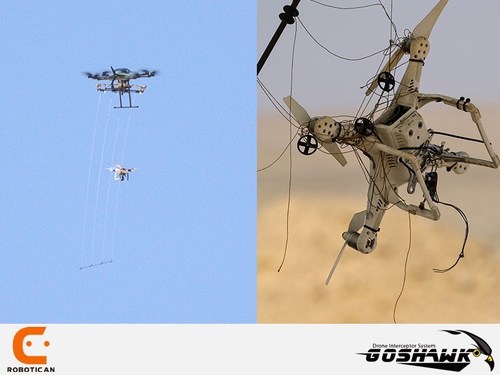Robotican’s Goshawk drone interceptor system successfully completed a ...