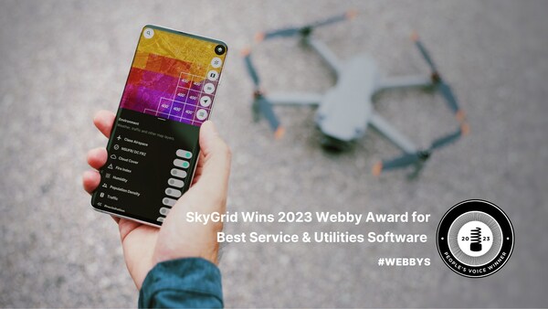 SkyGrid Wins 2023 Webby Award for Best Service & Utilities Software ...