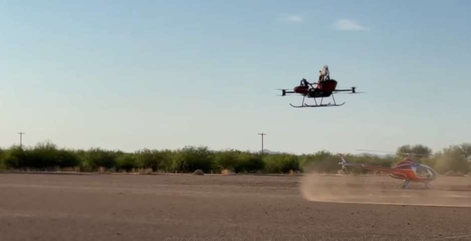 Rotor X Aircraft Unveils Video of The DRAGON eVTOL Ultralight Personal ...