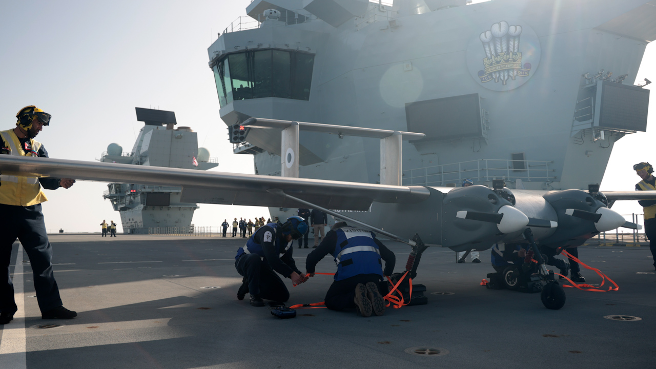 W Autonomous Systems (WAS) makes history landing on Royal Navy carrier ...