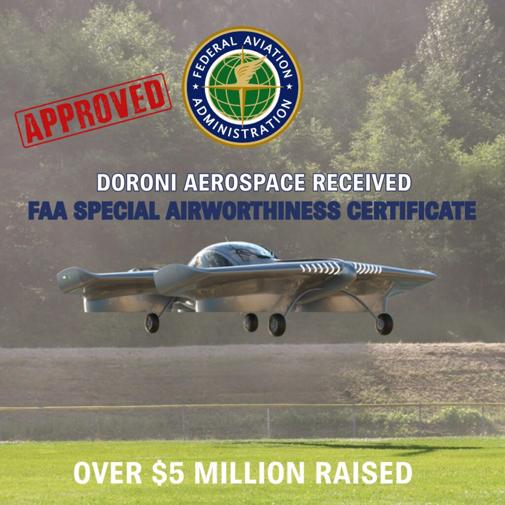 Doroni Aerospace Receives FAA Airworthiness Certification – sUAS News