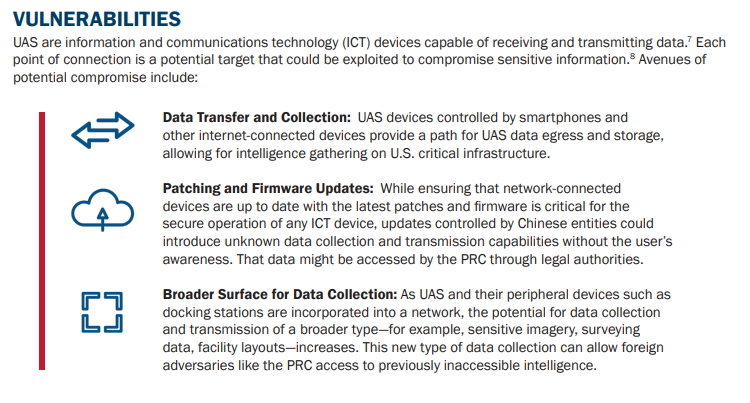 Cybersecurity Guidance on Chinese-Manufactured UAS for Critical ...