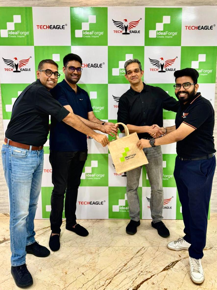 TECHEAGLE and ideaForge Partner to Boost UAV Innovation; ideaForge ...